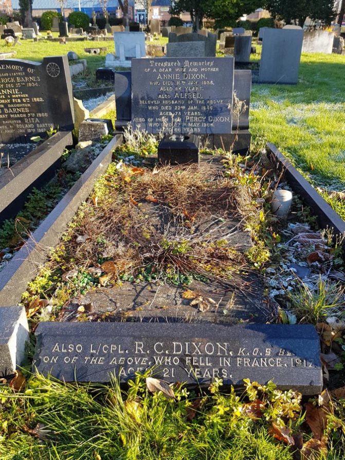 Robert Clarke Dixon – Lance Corporal 20382 – Garforth Roll Of Honour