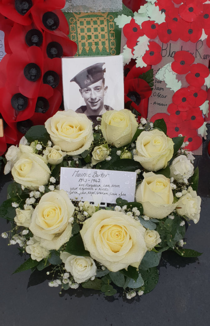 Maurice Barker – Ordinary Seaman C/JX353326 – Garforth Roll Of Honour